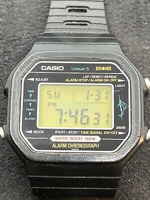 Very Rare 1980 Vintage CASIO H110 (106) MARLIN Japan R 40mm Very Rare 1980 Vintage CASIO H110 (106) MARLIN Japan R 40mm