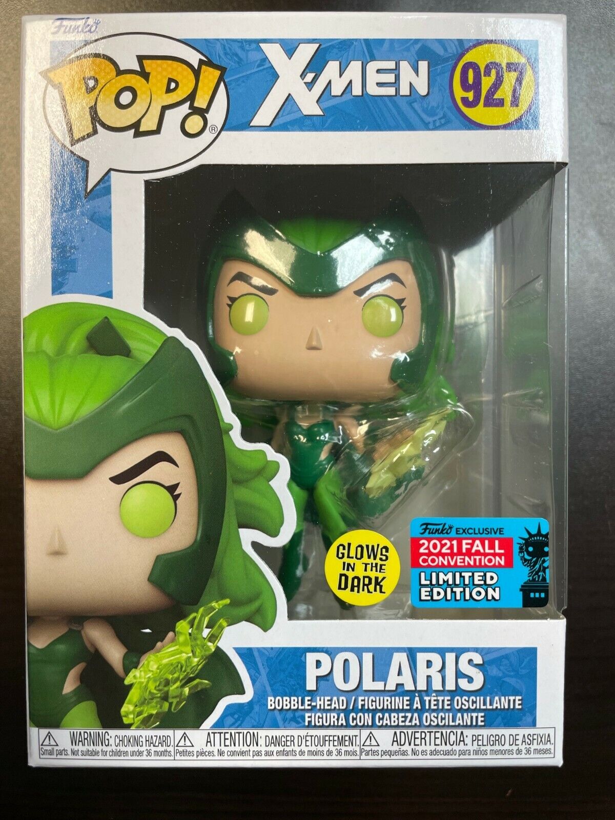 Funko POP Polaris X Men 927 NYCC GLOW IN THE DARK IN HAND | eBay Funko POP Polaris X Men 927 NYCC GLOW IN THE DARK IN HAND | eBay