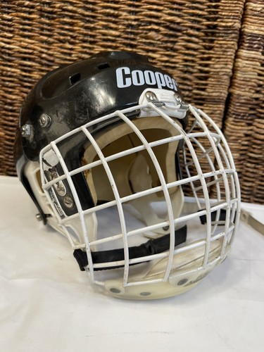 Original Cooper SK2000 S w/Shield Mask Cage Black Hockey Helmet Vintage ...