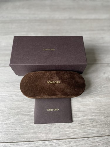 Brand New Tom Ford Glasses Case In Box With Cleaning Cloth Brand New Tom Ford Glasses Case In Box With Cleaning Cloth