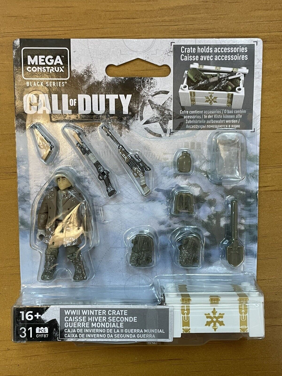 Mega Construx Black Series Call Of Duty WW2 Winter Crate Mega Construx Black Series Call Of Duty WW2 Winter Crate