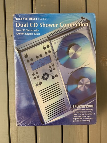 Stereo Shower | Sharper Image Dual Cd Player
