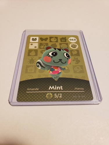 !SUPER SALE! Mint # 063 63 Animal Crossing Amiibo Card Horizons Series ...