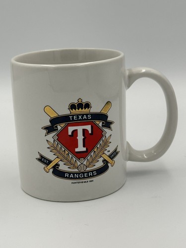 Vintage 1994 texas rangers Official MLB coffee mug cup glass logo ...