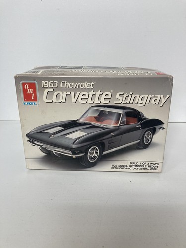 6520 Vintage Sealed | Amt Ertl 1963 Corvette Stingray Scale Model Kit 6520 Vintage Sealed | Amt Ertl 1963 Corvette Stingray Scale Model Kit