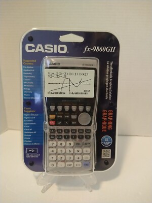 casio fx 9860gii scientific calculator programable graphic led fx9860gii 133742829527