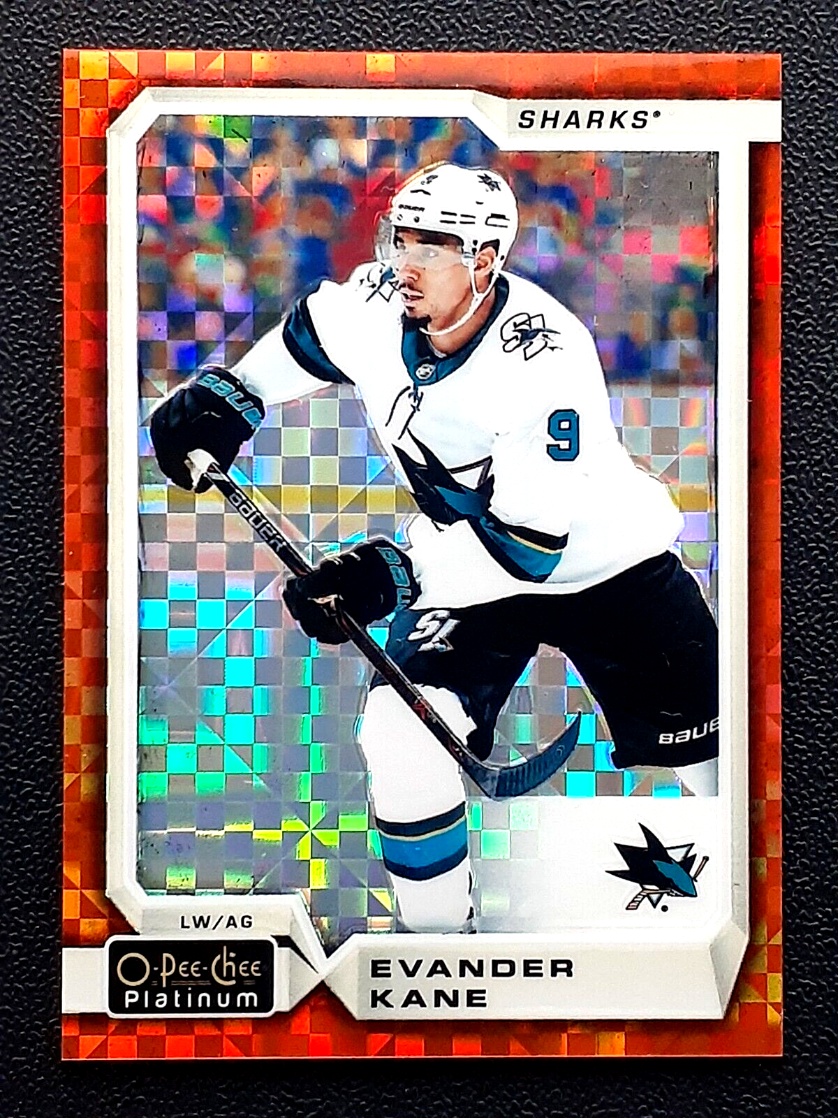 2018-19 O-Pee-Chee Platinum - Orange Checkers #87 Evander Kane /25 for ...