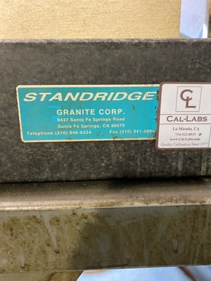 Surface Plates - Standridge Granite