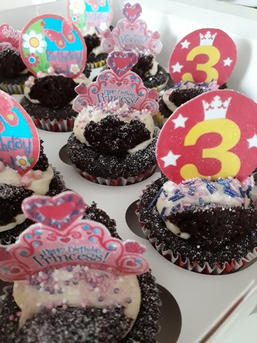 Happy Birthday Whisky 36 Edible Cup Cake Toppers Fairy Bun Decorations