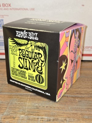 New! 2221 Ernie Ball Regular Slinky Nickel 10-46 Electric Guitar Strings 12 SetsのeBay公認海外通販｜セカイモン