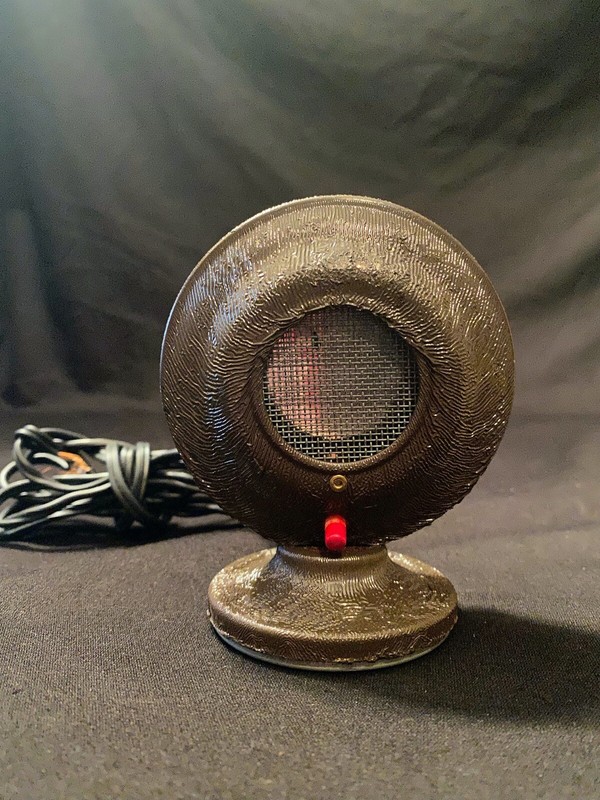 Vintage 1940s Condenser Capacitor Radio Microphone Small Round