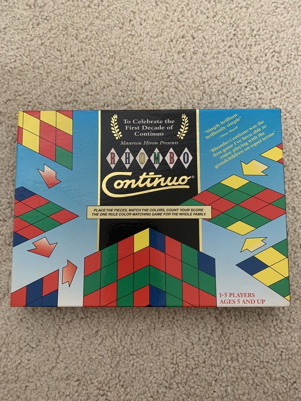 Rhombo Continuo (1998) Board Game – Board Game Guys