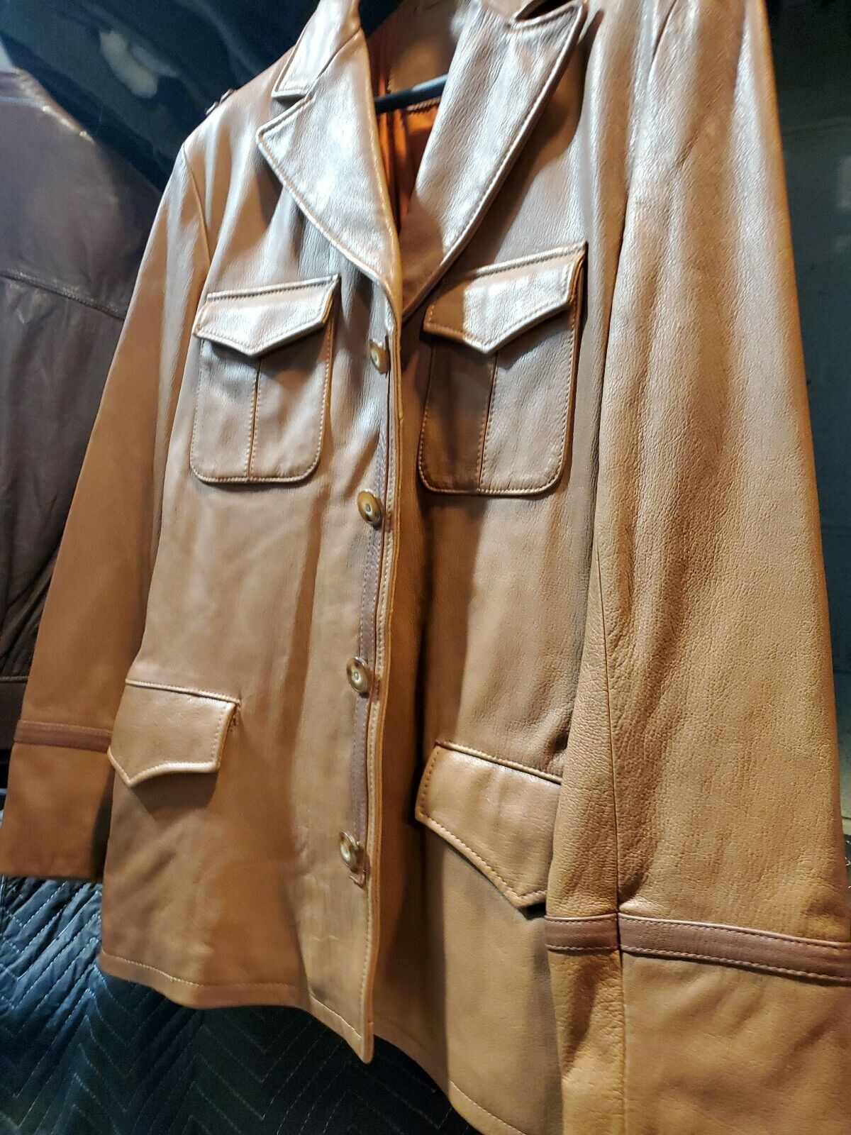Vintage SAMPLE MA Yea2006 Antique Chestnut saddle Leather Vintage SAMPLE MA Yea2006 Antique Chestnut saddle Leather