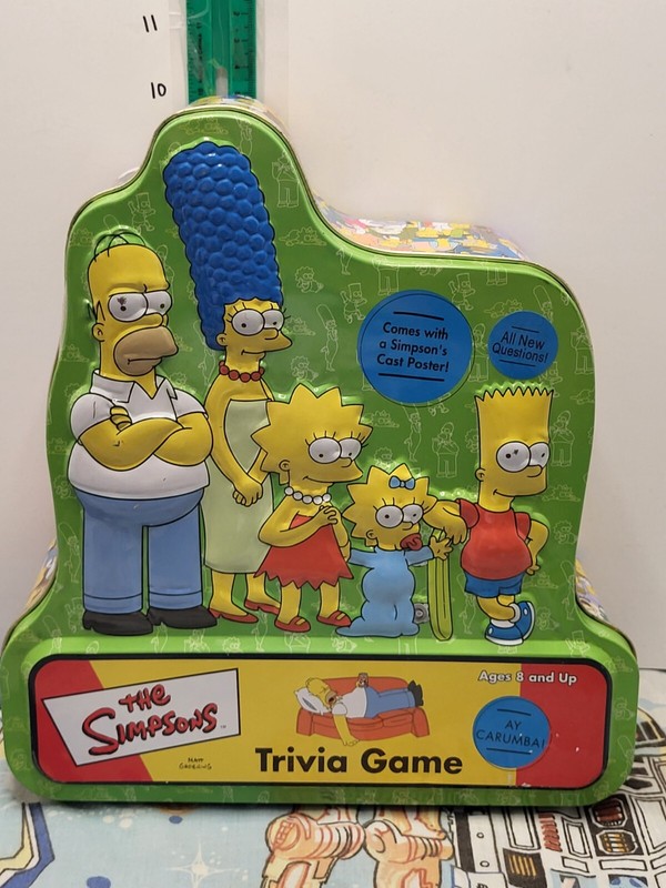 The Simpsons Trivia Game (2000) Board Game – Board Game Guys