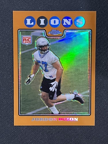 2008 Topps Chrome Copper Refractors #TC257 Jordon Dizon /425 2008 Topps Chrome Copper Refractors #TC257 Jordon Dizon /425