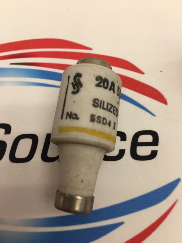 ORIGINAL DIAZED 5SD4 3 20A 500V BOTTLE FUSES LOT OF 8 | eBay