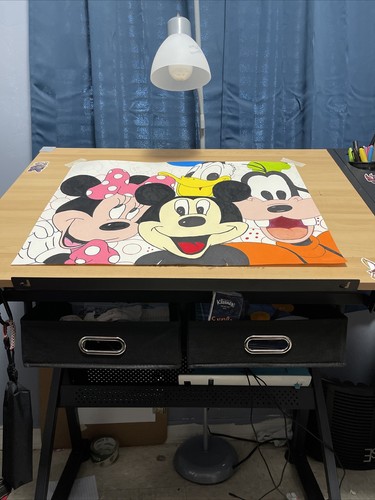 Drawing Drafting Table Stage Platform Adjustable Height or Angle W/ Pre ...