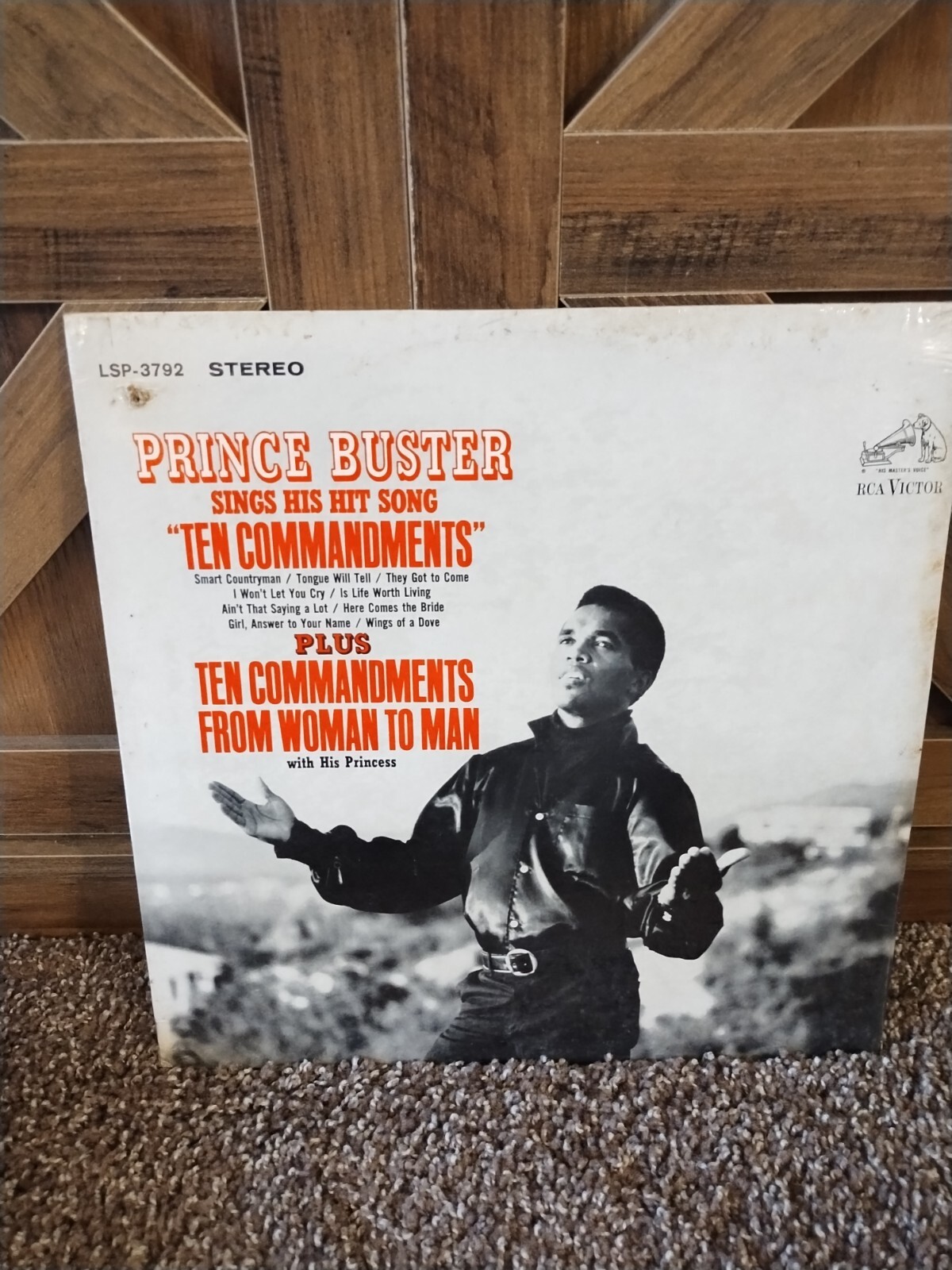 Prince Buster Lp Sings His Hit Song Ten Commandments On Rca - SEALEDの ...