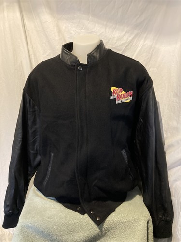 Saxon Red Robin Restaurant XXL Varsity Jacket T3