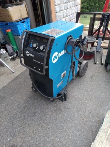 MILLER 350P PULSE PUSH-PULL MIG WELDING SYSTEM ,COMPLETE