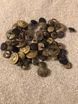 Buttons - Brass Military Buttons