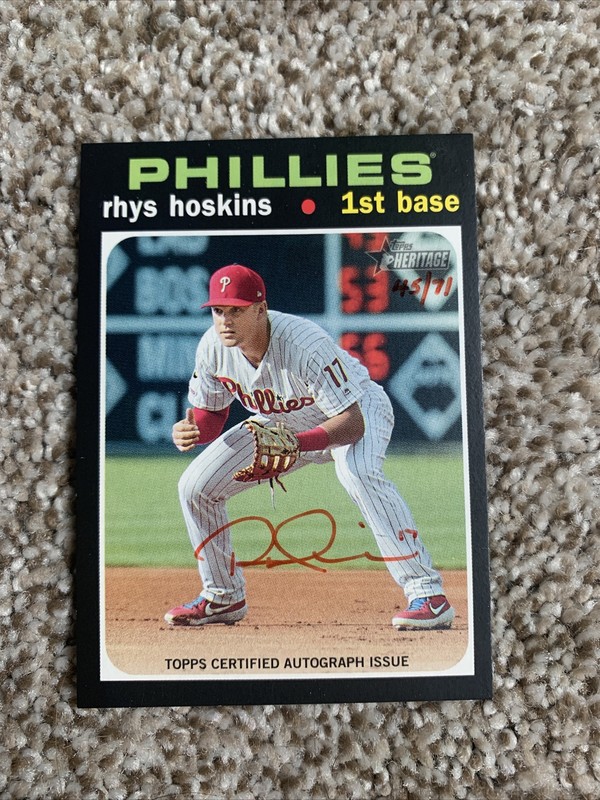 Rhys Hoskins Baseball Card Database - Newest Products will be shown ...
