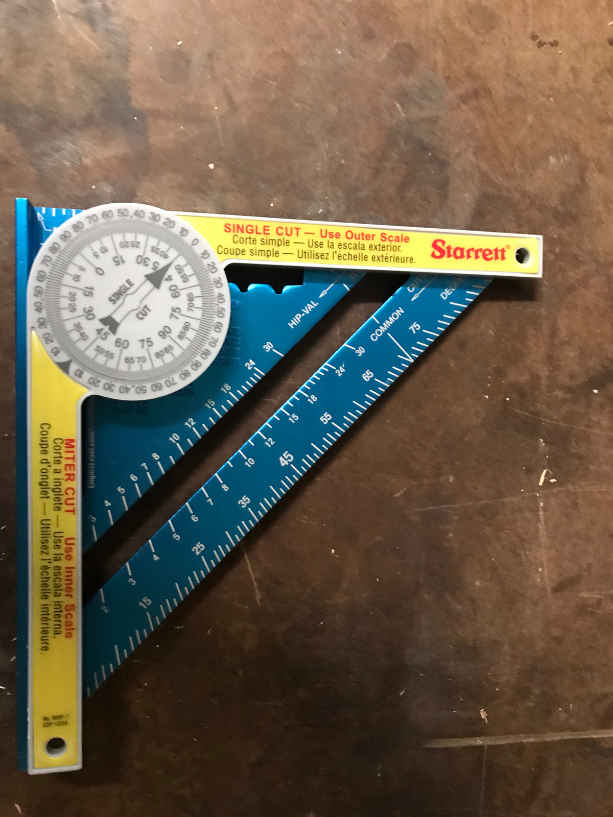 Miter Protractor Angle Finder Starrett 505P-7 Miter Saw Protractor ...
