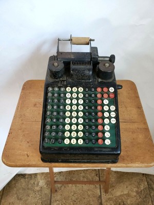 Cash Register, Adding Machines - Vintage Burroughs Portable Adding Machine