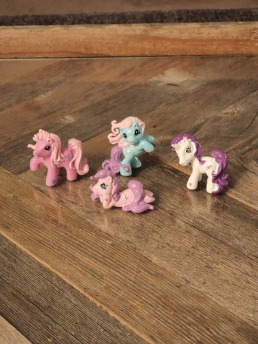 My Little Pony Mini Figure 1.5- 2” PVC Cake Topper Figure lot of 4 ...