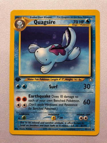 Quagsire Pokemon Cards - Find Pokemon Card Pictures With Our Database ...