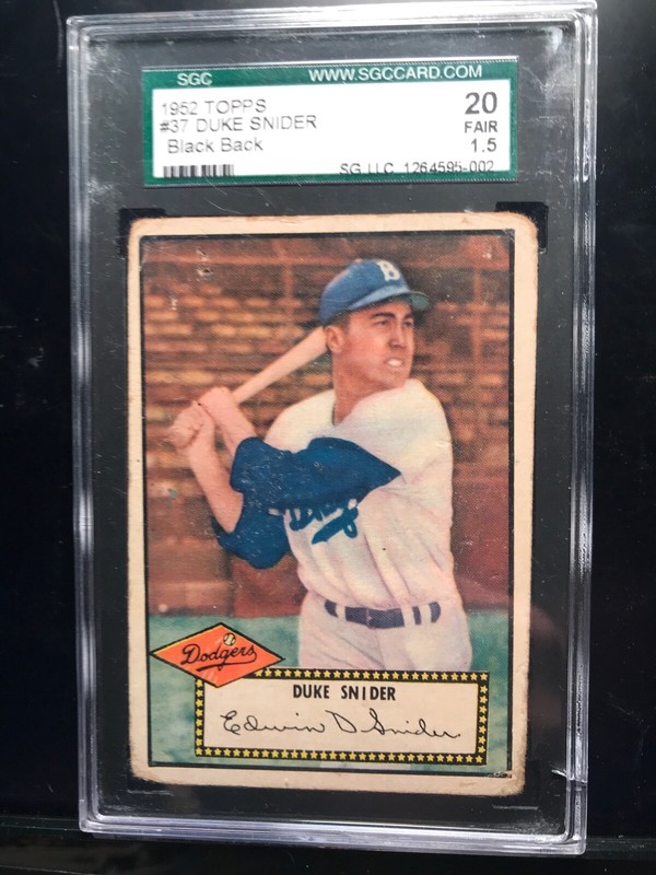 Los Angeles Dodger Baseball Cards