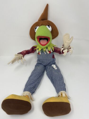 Kermit Frog Scarecrow Plush Doll Muppets Wizard of Oz Kermit Frog Scarecrow Plush Doll Muppets Wizard of Oz