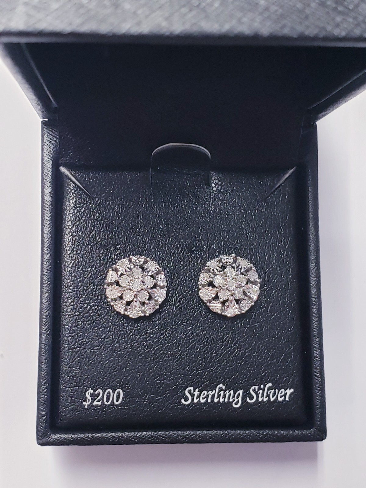 Macy's diamond stud earrings sale store