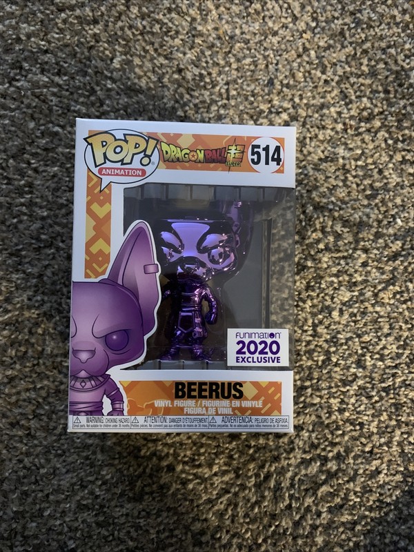Beerus Funko Pop! Vinyl Checklist - Find All The Funko Figurines with ...