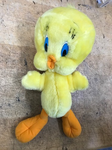 WB Looney Tunes TWEETY BIRD Big Head 14 Yellow Stuffed Plush toy eBay