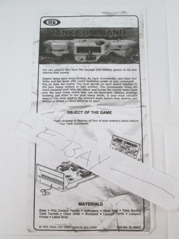 Tank Command (1975) Board Game – Board Game Guys