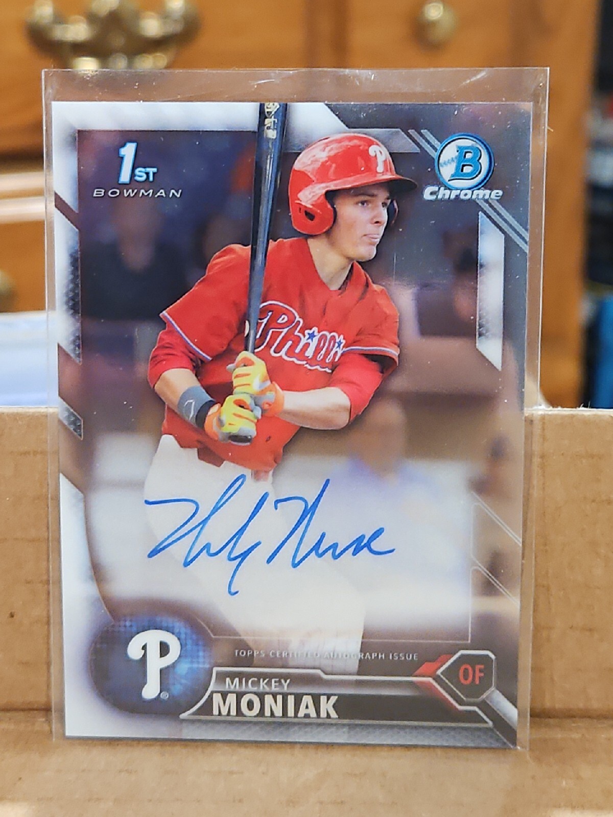 代購代標第一品牌－樂淘letao－2016 16 Bowman Chrome Draft Mickey Moniak 1st Prospect ...