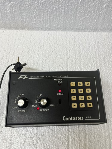 AEA Advanced Electronic Applications Contester CK-2 Ham Radio Morse ...