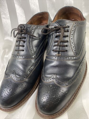 Mens Size 11 Medium Width Black Oxford Brougue Vero Cuoio Mens Size 11 Medium Width Black Oxford Brougue Vero Cuoio
