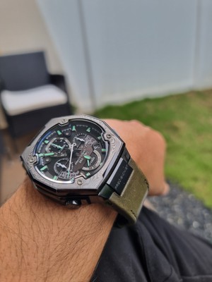 Bulova Precisionist X Mens SE Chronograph Quartz Green Watch Bulova Precisionist X Mens SE Chronograph Quartz Green Watch
