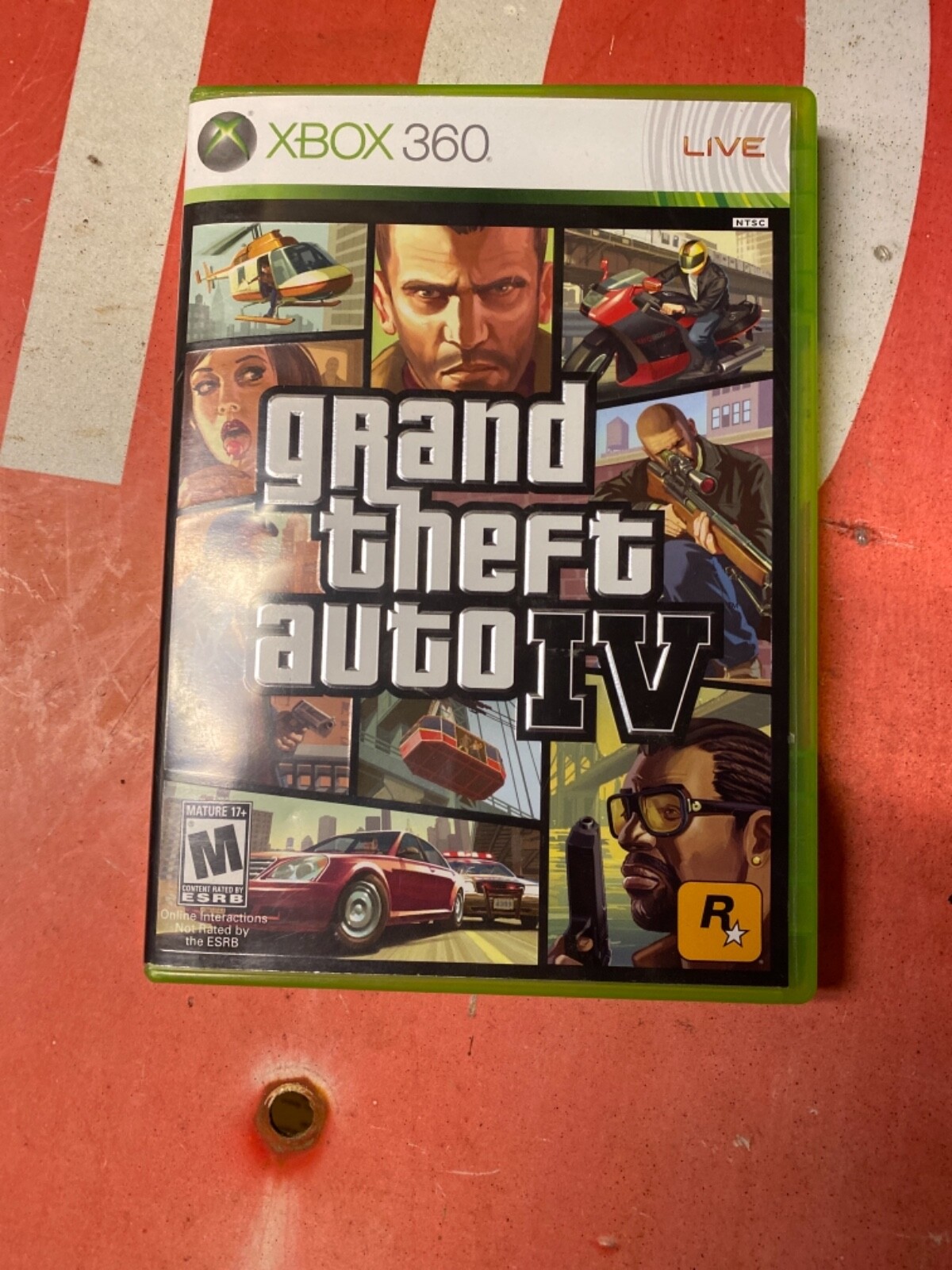 Grand Theft Auto IV Xbox 360 GTA 4 CIB Map Manual included