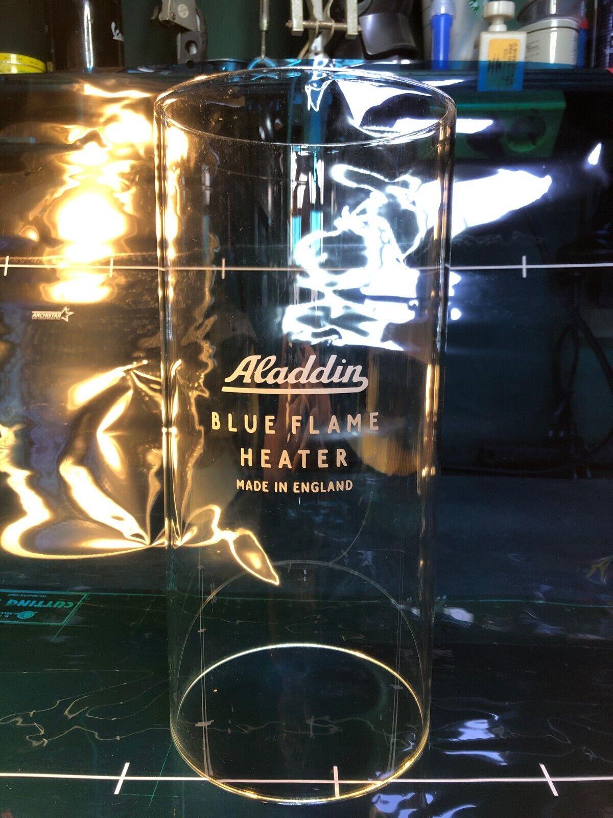 Aladdin heater blue flame glass chimney cylinder parts | eBay Aladdin heater blue flame glass chimney cylinder parts | eBay