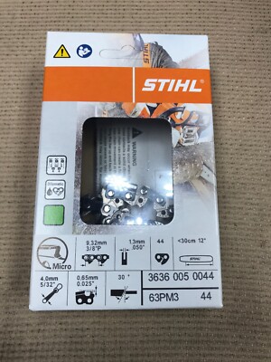 NEW STIHL 14" CHAINSAW CHAIN 63 PS3 50 50D 3/8" PICCO SUPER 5 LOT OF ...