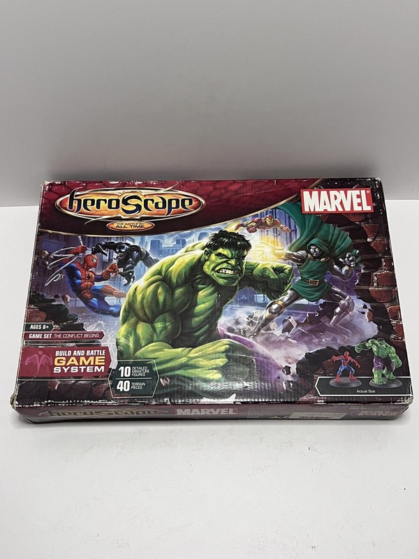 Heroscape Marvel: The Conflict Begins (2007) Board Game – Board Game Guys