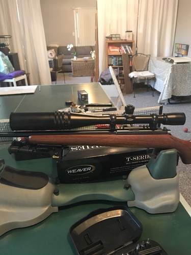 Weaver T Series Competition T36 36x40mm A/O Target Scope 1/8 MOA Dot ...