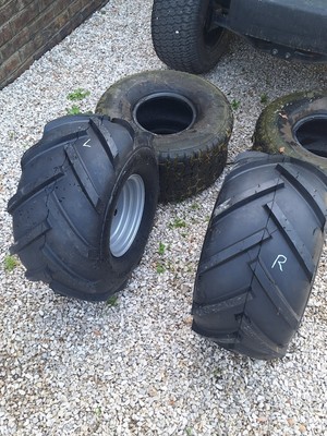 Halberd Set Of 2 20x10.00-8 Lawn Mower Tires 4Ply Heavy Duty 20x10x8 ...