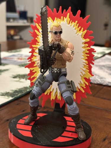 G.I. Joe Classified Explosion action figure stand 6" line (Both ...