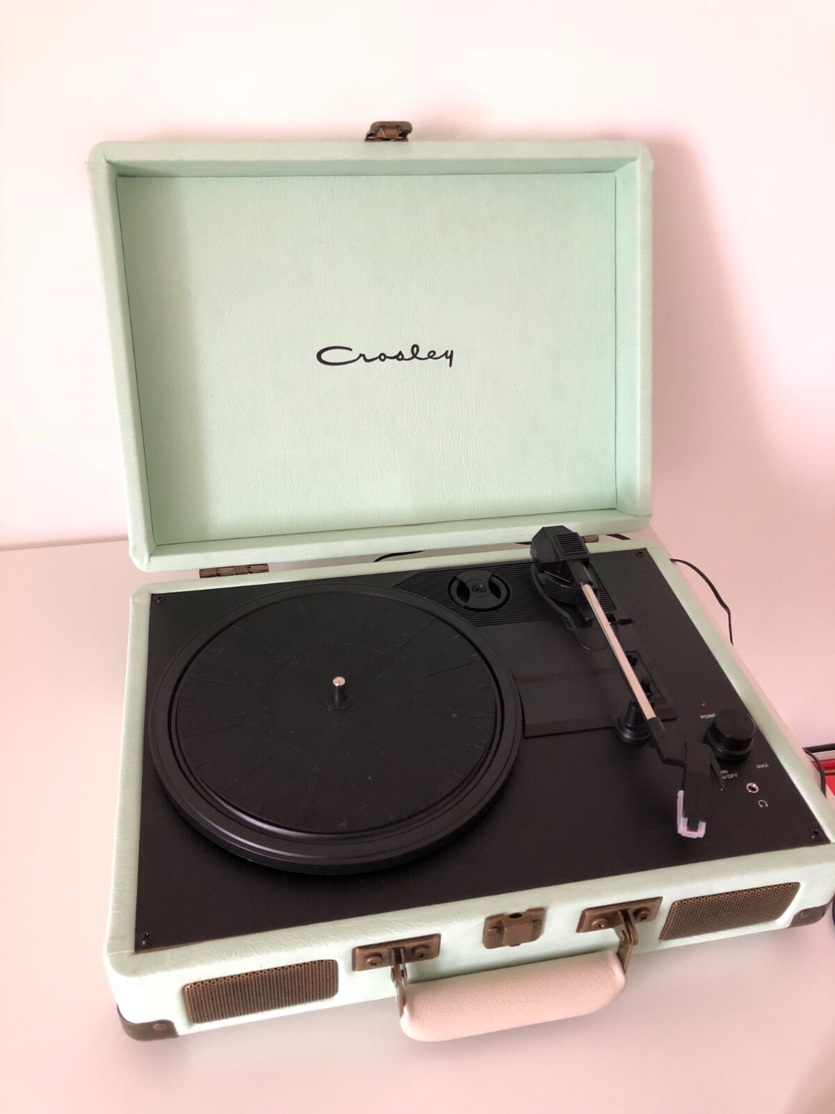 Crosley mint green record player - Hi Fi Equipment