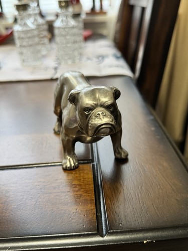 Old Rare MACK TRUCK BULLDOG Advertising Dog Paperweight Metal Ornateの ...
