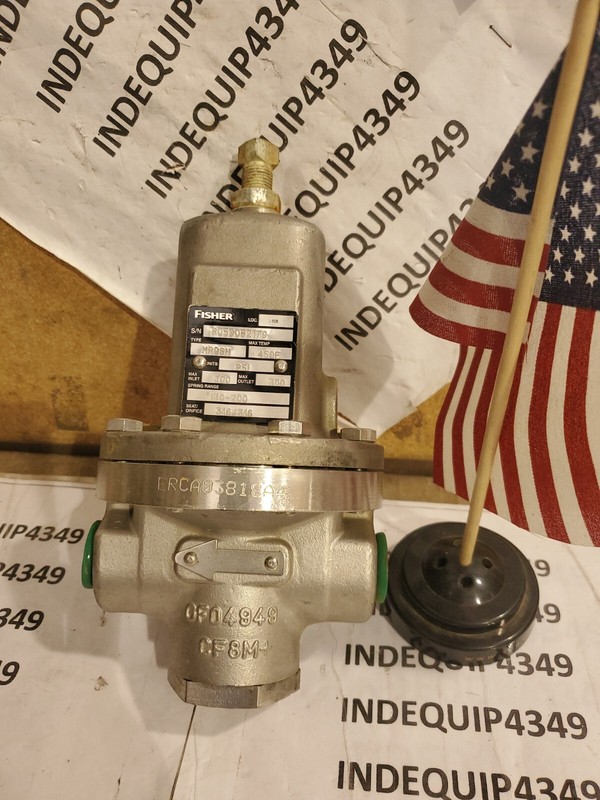 New Fisher Mr98h Regulator Max Inlet 300 Max Outlet 300 Max 450 *19f4*
